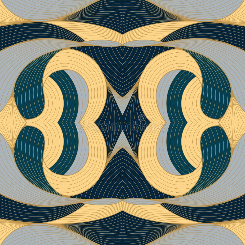 Abstract Luxury Color Linear Pattern Stock Vector - Illustration of ...