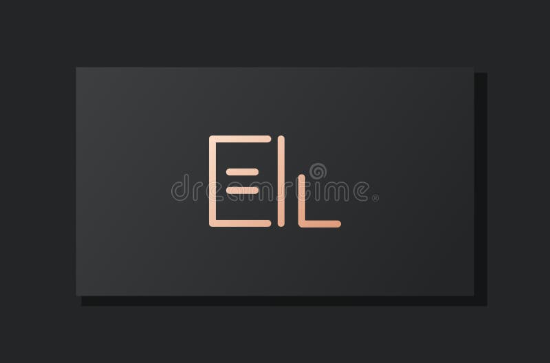 El Letter Gold Stock Illustrations – 234 El Letter Gold Stock ...
