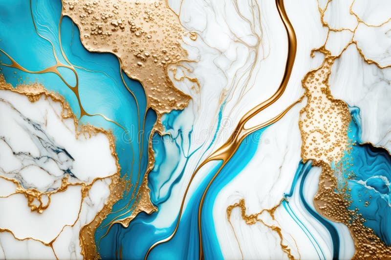 Abstract Luxury Marble Texture in Deep Colours, Generated Ai Stock ...