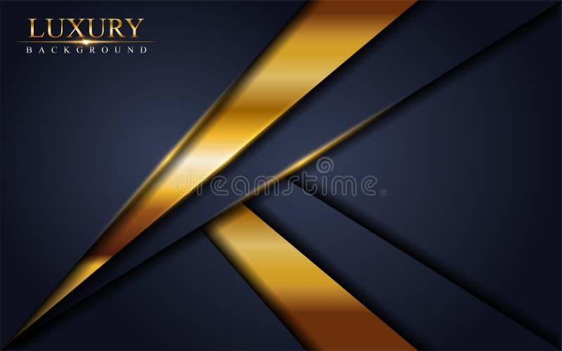 Luxury Navy Blue Background with a Golden Color Combination Stock ...