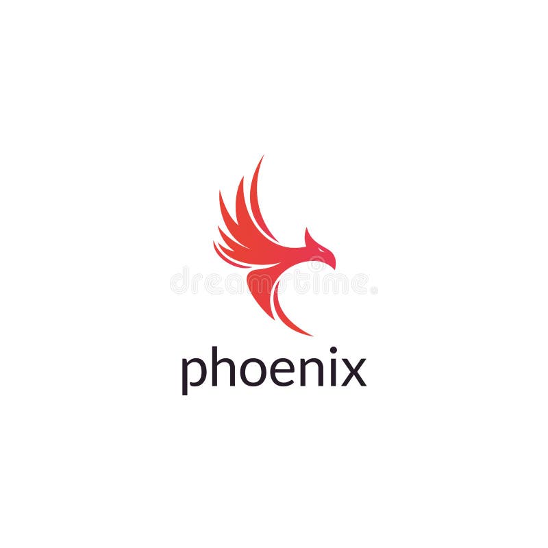 Abstract Luxury Phoenix Logo Design Vector Stock Vector - Illustration ...