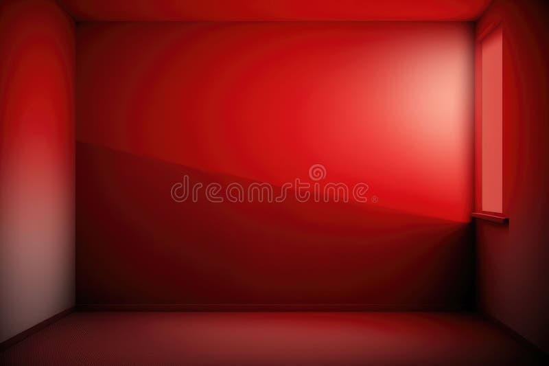 Abstract Luxury Red Gradient Wall and Empty Studio Room Background ...