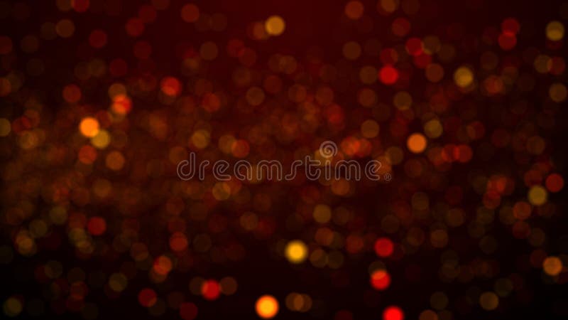 Abstract Luxury Red and Yellow Blur Circle Bokeh Glowing Light on Red ...