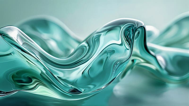 Abstract Luxury Wavy Background. Wavy Texture of Liquid Glass Texture ...
