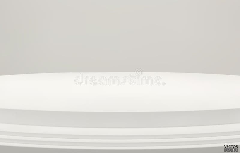 Abstract Luxury White Background. Empty White Gradient Room, Studio ...