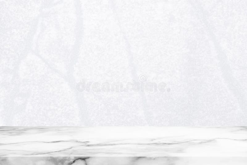 Abstract Luxury White Marble Table with Stucco Wall Texture Background ...