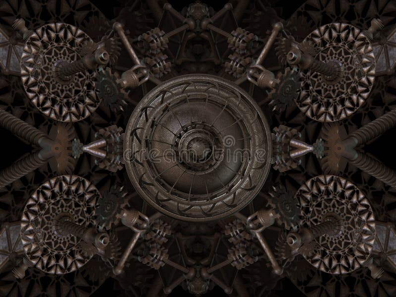 Abstract Machine Concept stock illustration. Illustration of gears - 780553