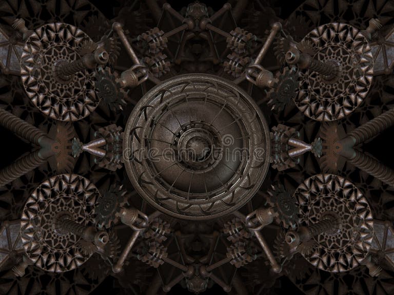 Abstract Machine Concept stock illustration. Illustration of gears - 780553