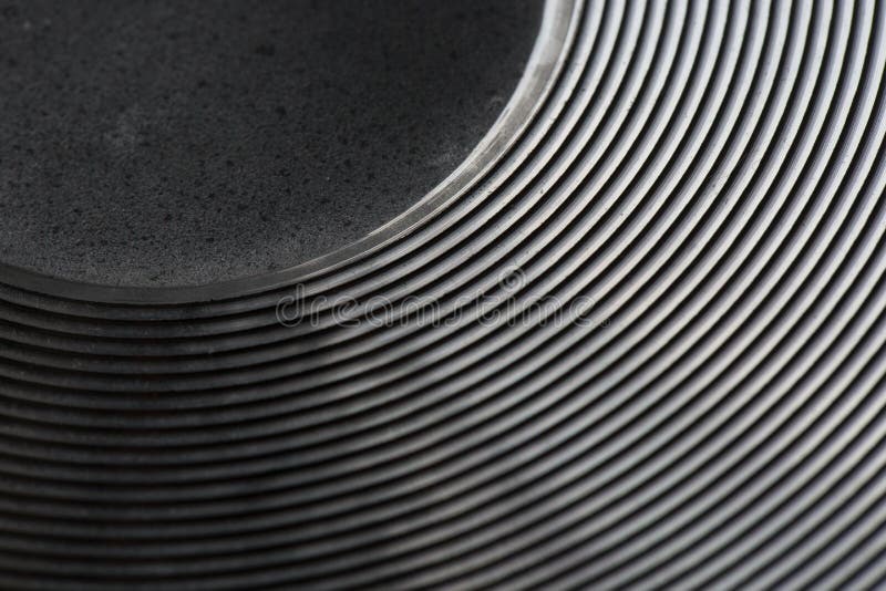 Bottom of new frying pan stock photo. Image of circle - 150025618