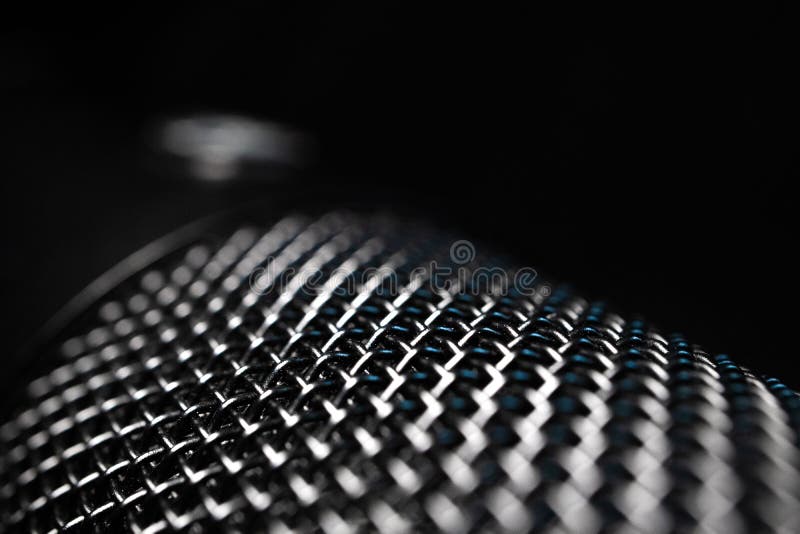 Abstract microphone stock photo. Image of decibel, loud - 1172724