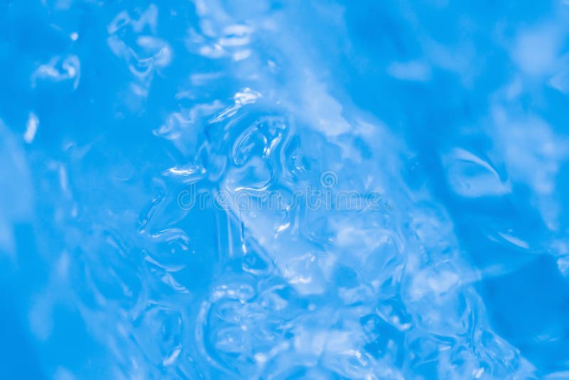Abstract Macro Shot of Ice on Blue Color Stock Image - Image of ...