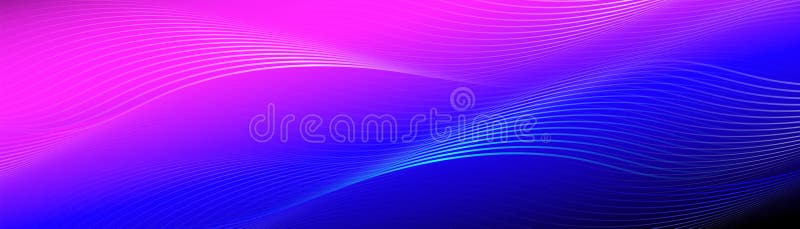 Abstract Magenta and Blue Background with White Geometric Wavy. Modern ...