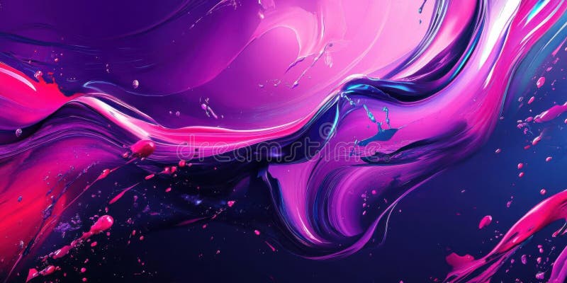 Abstract Magenta and Purple Flow, Creating a Mesmerizing Backdrop Stock ...