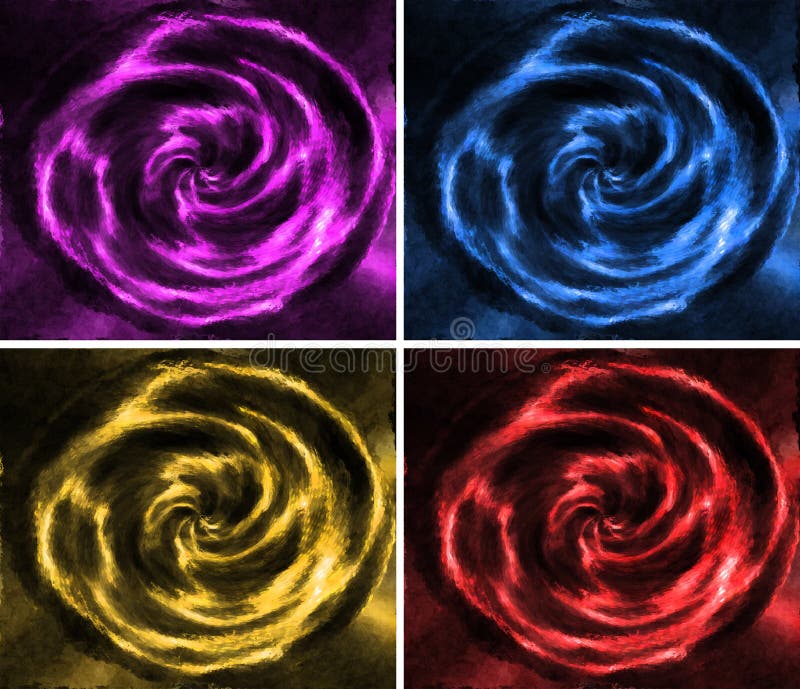 Abstract Magic Background Set Stock Illustration - Illustration of ...