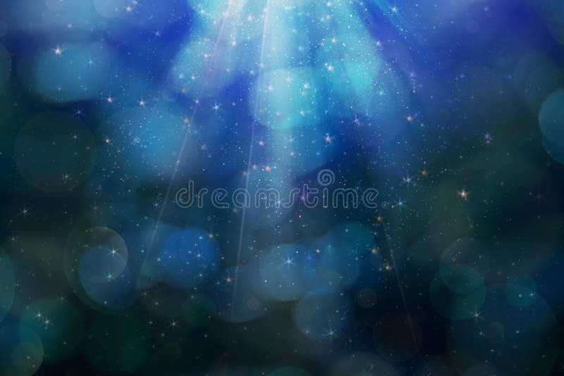 Abstract Magic Blue Background Stock Illustration - Illustration of ...