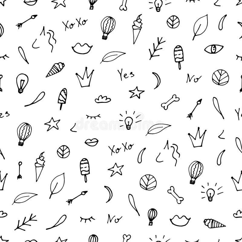 Abstract Magic Seamless Pattern. Stock Illustration - Illustration of ...