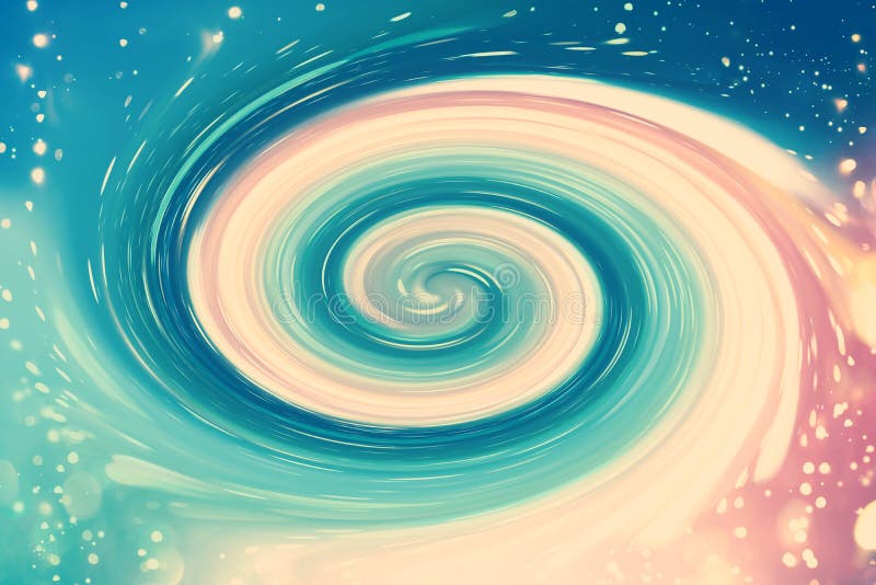 Abstract Magical Swirl Design Pattern Background Stock Illustration ...