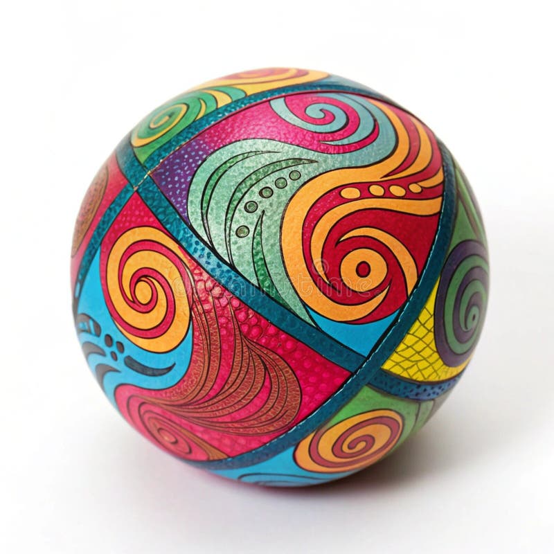 Magnet Ball Abstract Isolated on White Background Stock Illustration ...