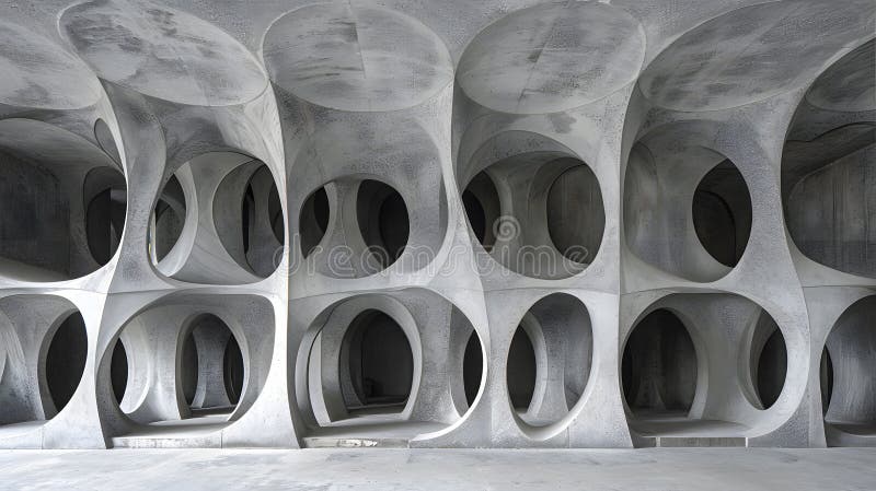 Abstract Majestic Desert Dune in Weathered Landscape with Arches Stock ...