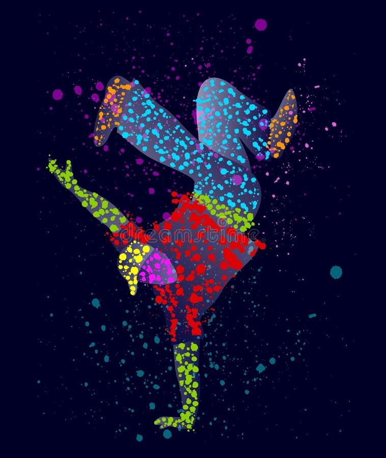 Abstract Dancer Line Art | Ballerina Performance Action | Attractive ...