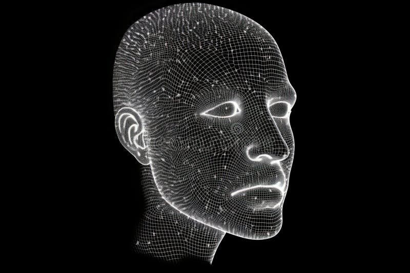 Side View Dotted Face Background Stock Illustrations – 28 Side View ...