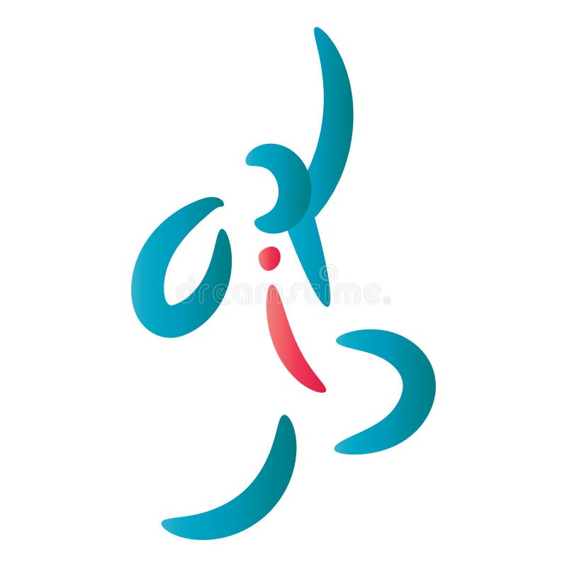 Abstract Man Icon. Vector Illustration Decorative Background Design ...