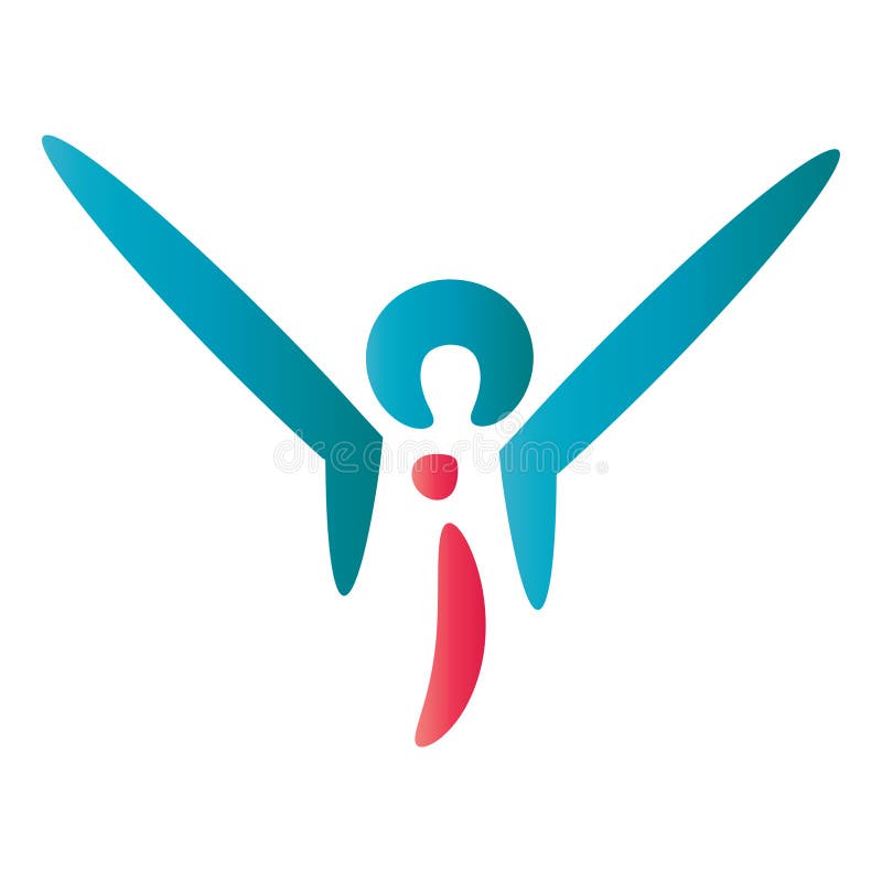 Abstract Man Icon. Vector Illustration Decorative Background Design ...