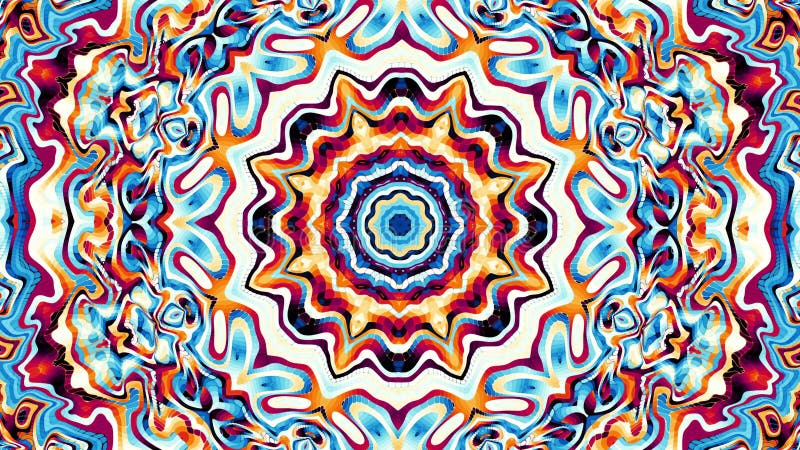 Abstract Mandala Loop 4k Background. Retro Mandala Symbol Stock Footage ...