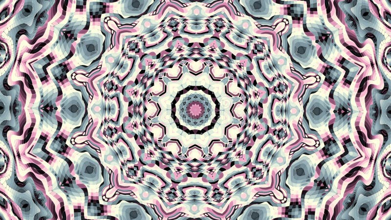 Abstract Mandala Loop 4k Background. Retro Mandala Symbol Stock Video ...