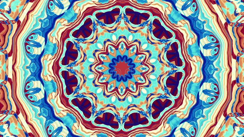 Abstract Mandala Loop 4k Background. Retro Mandala Symbol Stock Video ...