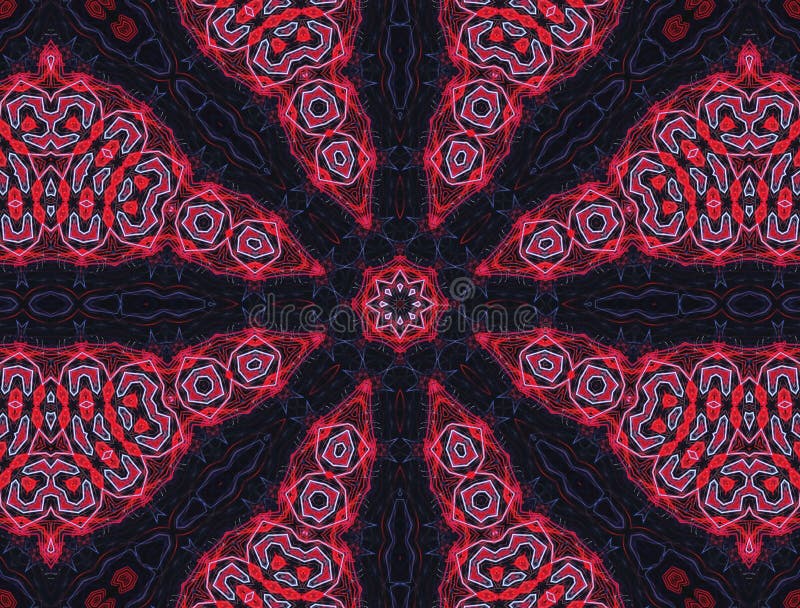 Abstract Mandala Seamless Texture for Design and Background Stock ...