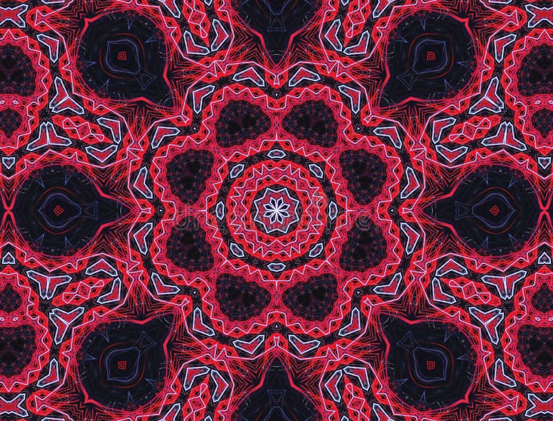 Abstract Mandala Seamless Texture for Design and Background Stock ...