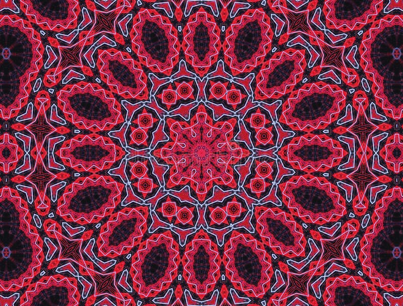 Abstract Mandala Seamless Texture for Design and Background Stock ...