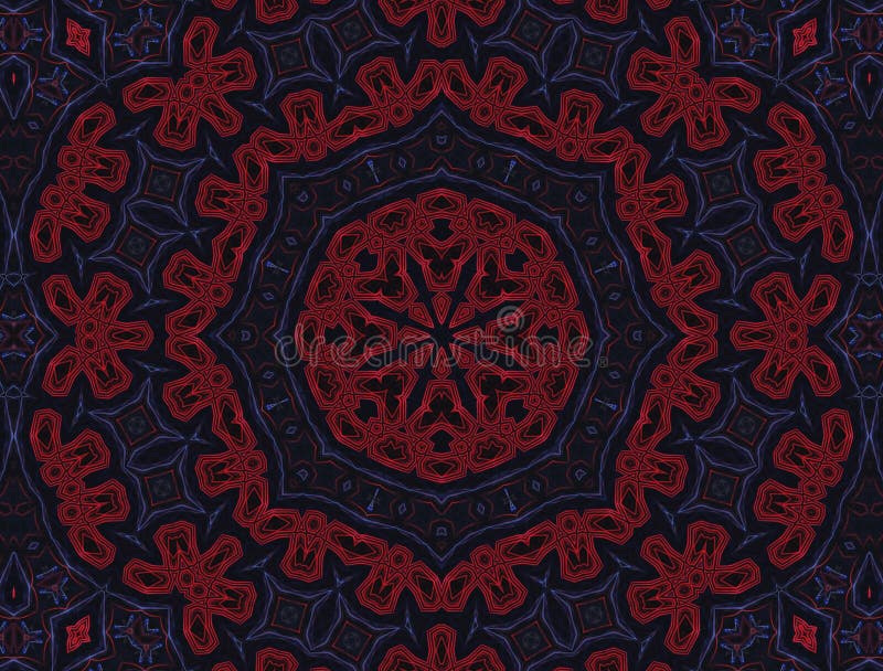 Abstract Mandala Seamless Texture for Design and Background Stock ...