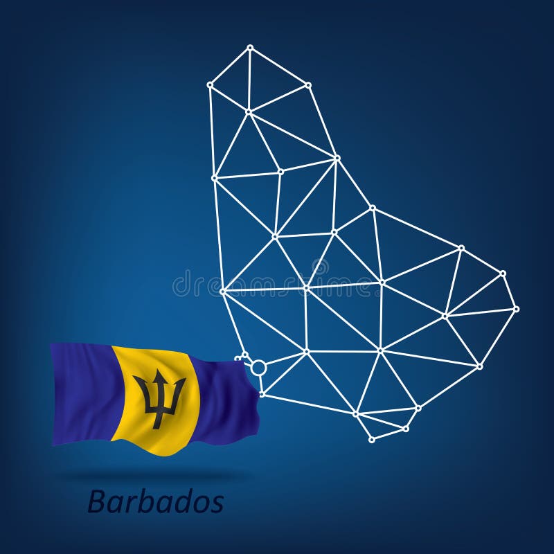 Map of Barbados stock vector. Illustration of world - 125148333