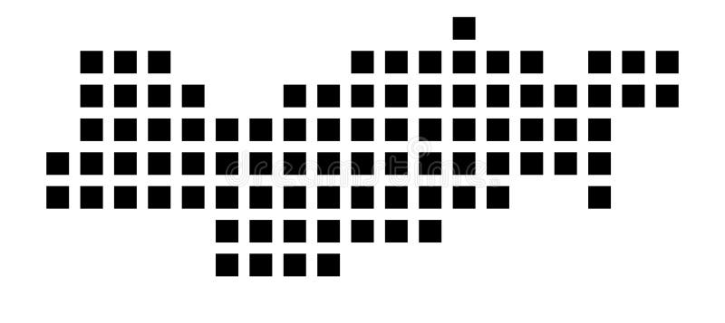 Abstract Map of Boeblingen (Germany) Stock Illustration - Illustration ...