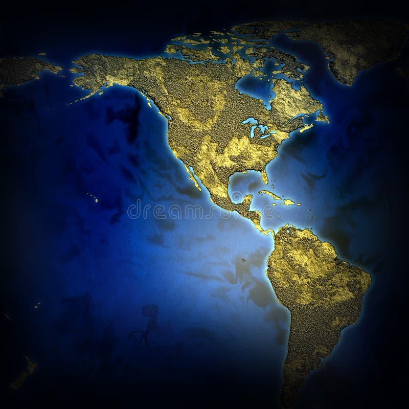 Abstract Map of the Earth 2D Illustration Stock Illustration ...