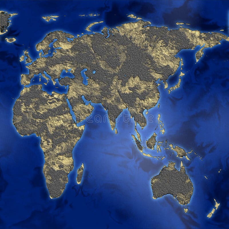 Abstract map of the earth stock illustration. Illustration of ...