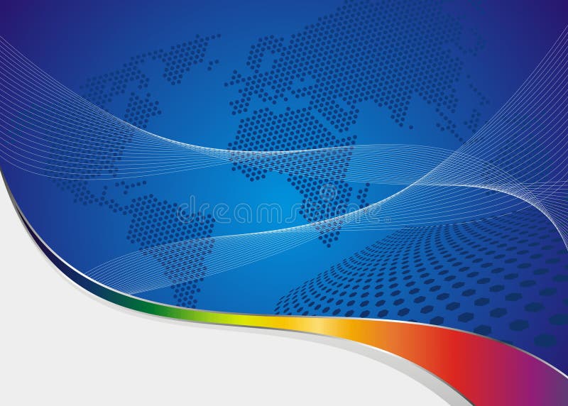 Abstract map frame stock vector. Illustration of abstract - 26054268