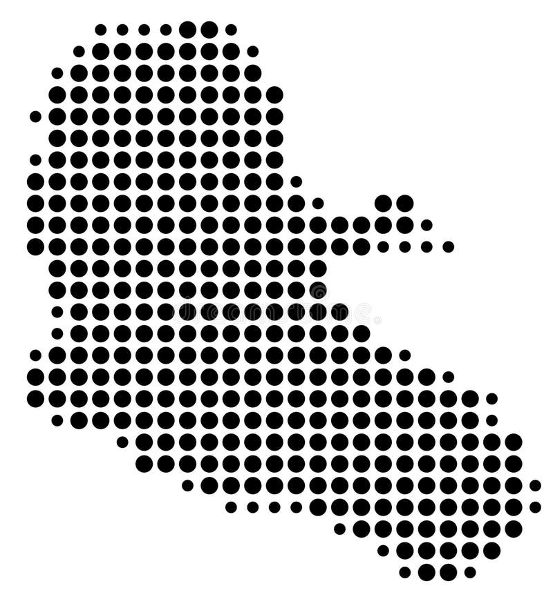 Abstract Map of the Island Erromango (Vanuatu) Stock Illustration ...