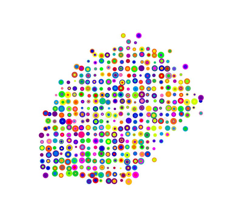 Abstract map of Monaco stock vector. Illustration of pattern - 320477933