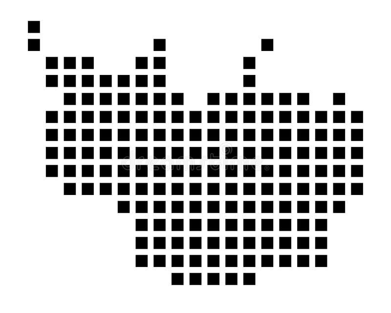 Abstract Map of Neuwied (Germany) Stock Illustration - Illustration of ...