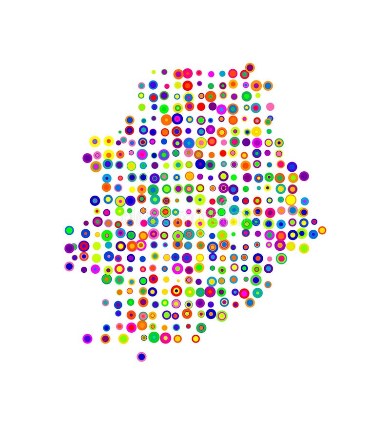 Abstract map of Niue stock vector. Illustration of pattern - 320477764