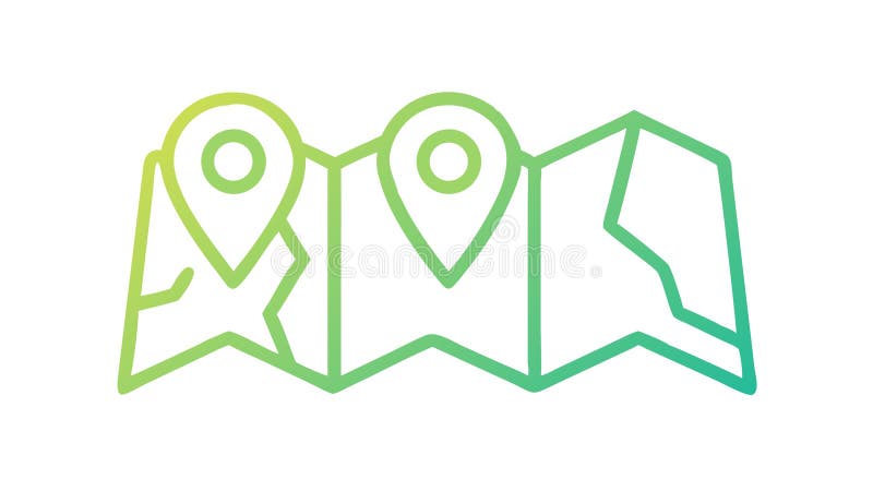 Abstract Map Pins Icon Vector Illustration for Location, Vector Design ...
