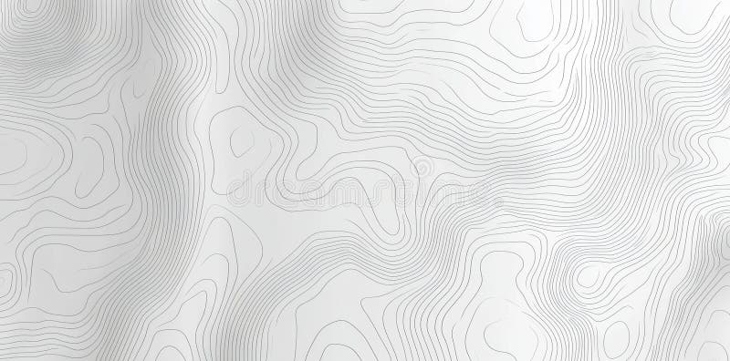 An Abstract Map Relief Land Outline of Contours. a Topographic Map ...