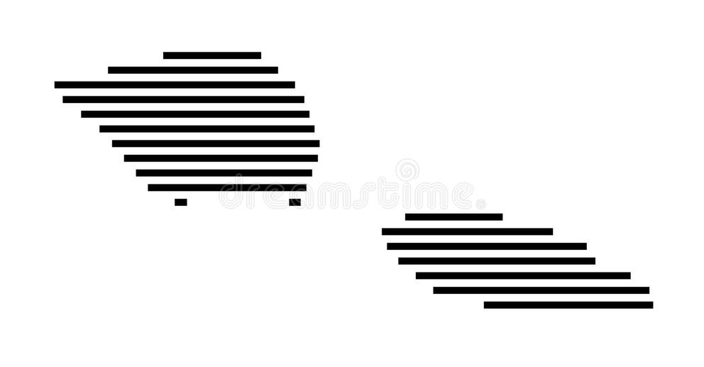 Abstract map of Samoa stock vector. Illustration of chart - 355262566