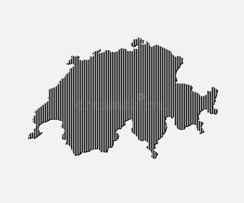 Lines Map Switzerland Stock Illustrations – 281 Lines Map Switzerland ...