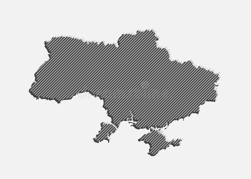 Ukraine Map Isolated Grey Stock Illustrations – 238 Ukraine Map ...