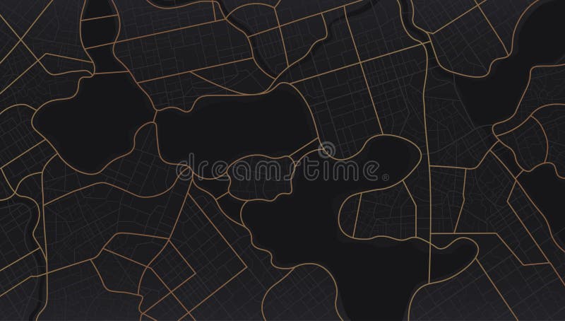 Abstract Map with Unique Lines, Geometric Patterns Background. Navigate Mapping Technology for ...
