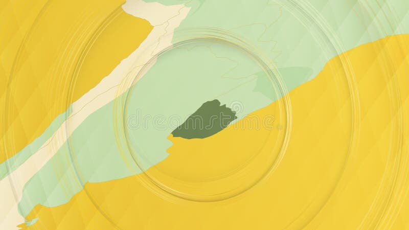 Abstract Map of Uruguay and Surrounding Regions with Circular Patterns ...